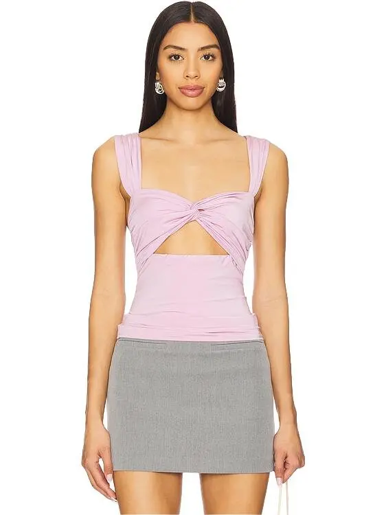 NIA Izzy Cut-out Top - Blush