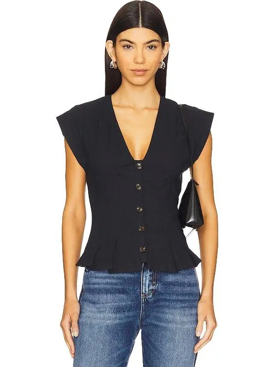 Free People X Revolve Dylan Vest - Black