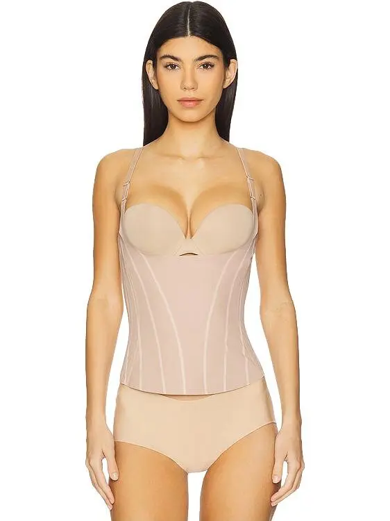 Spanx Stay Down Open Bust Cami - Natural Bronze