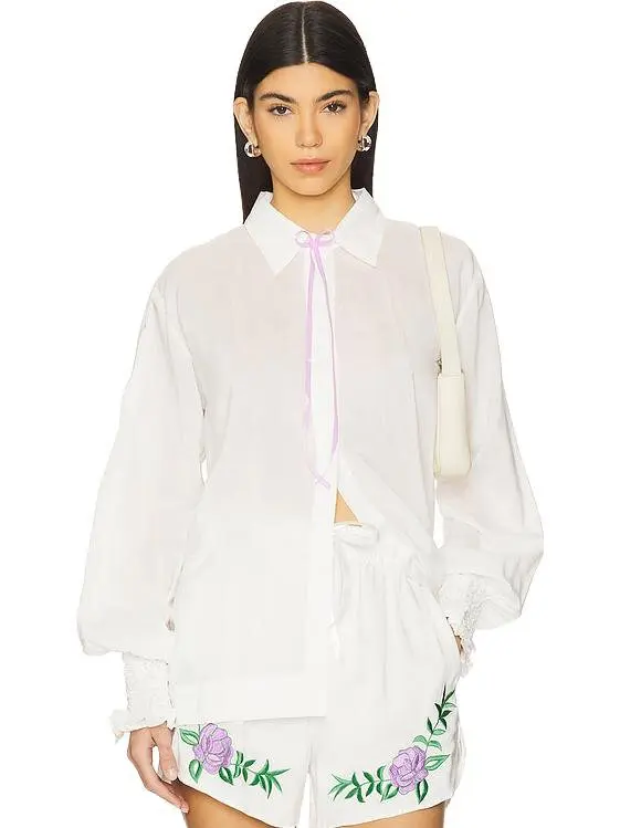 SWF Ribbon Boland Shirt - Antique White