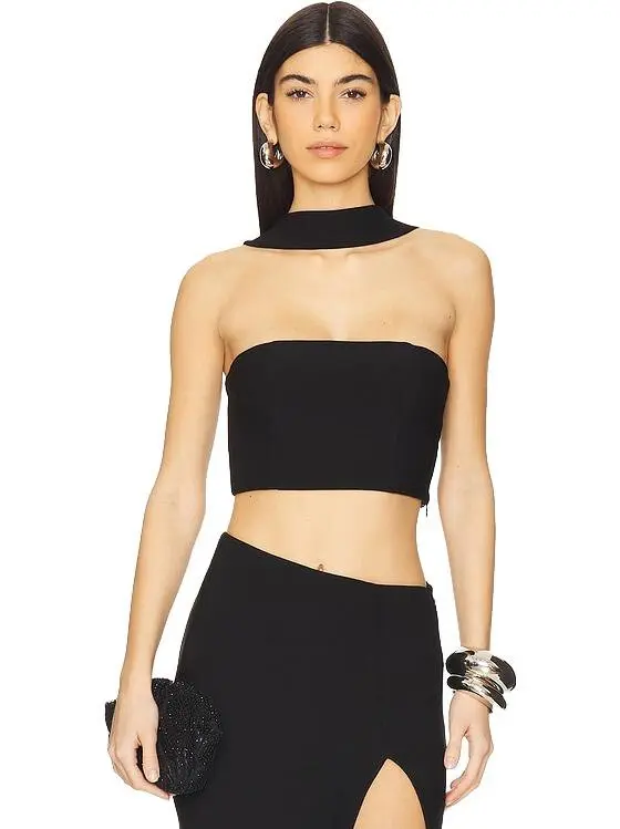 MICHAEL COSTELLO X Aliz Top - Black