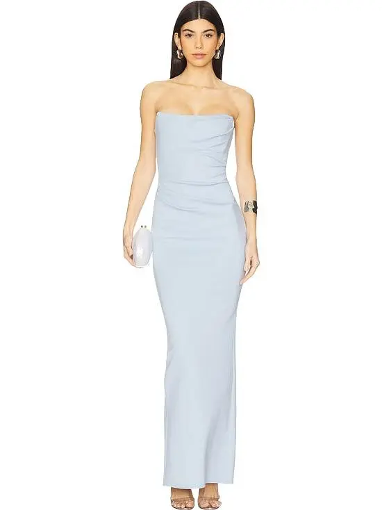 MICHAEL COSTELLO X Briggs Gown - Baby Blue