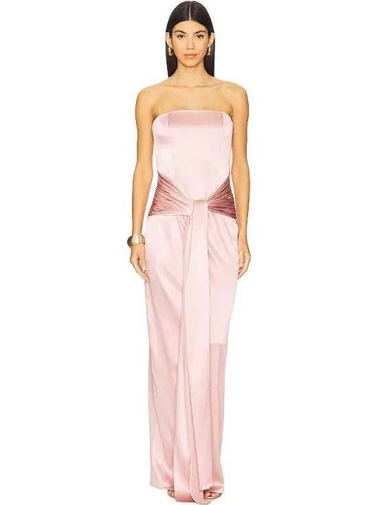 MICHAEL COSTELLO Abelina Gown - Rose