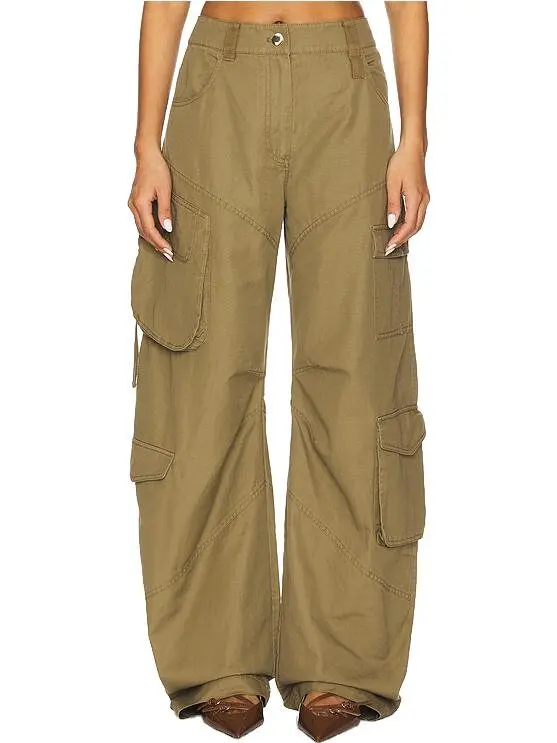 CAMILA COELHO Gigi Pant - Olive Green