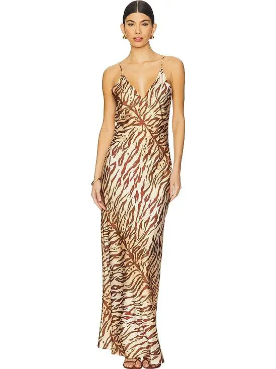 Ronny Kobo Rowan Dress - Tiger Print