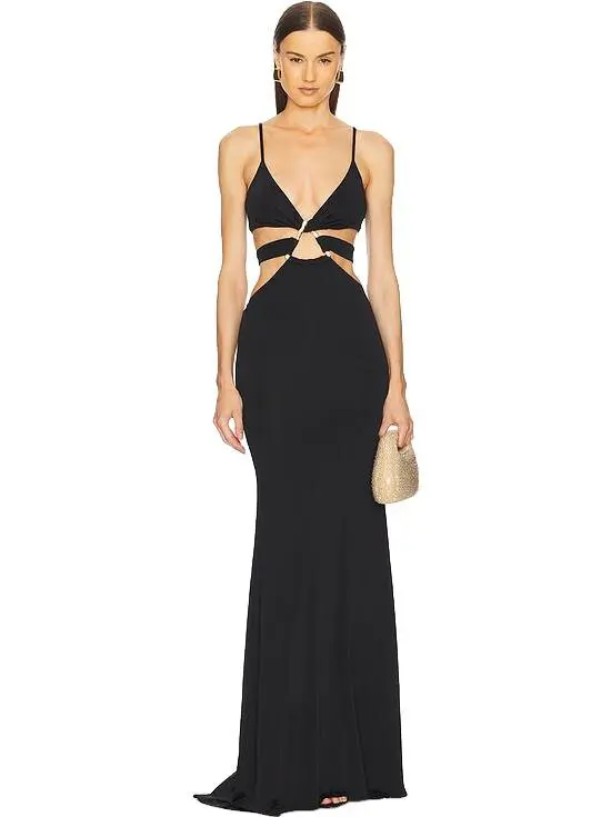 MICHAEL COSTELLO X Milan Gown - Black