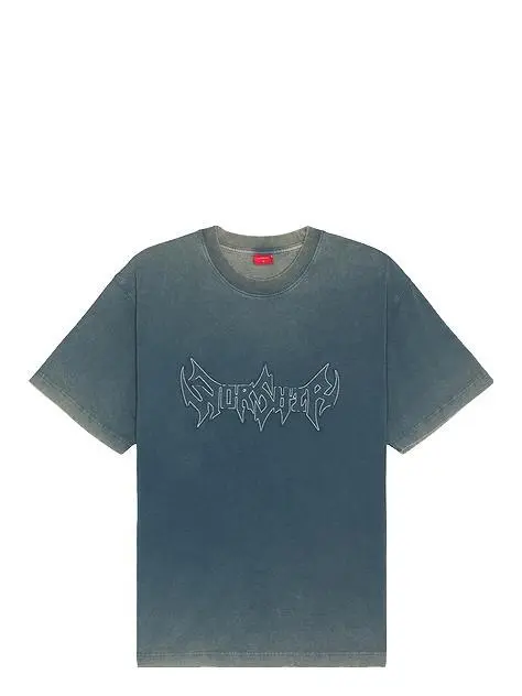 WORSHIP SUPPLIES Summons Tee In Blue - Glazed Blue