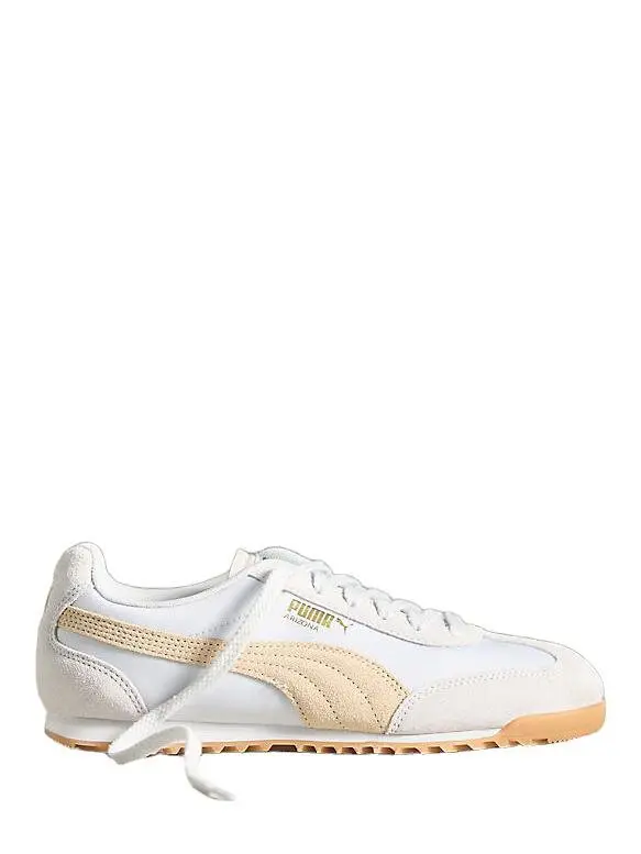 PUMA Arizona Retro Sneakers - Silver Mist-canvas-puma Gold