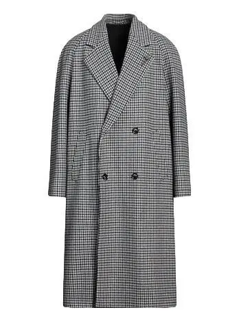 LARDINI Wool And Cashmere Houndstooth Coat - Beige