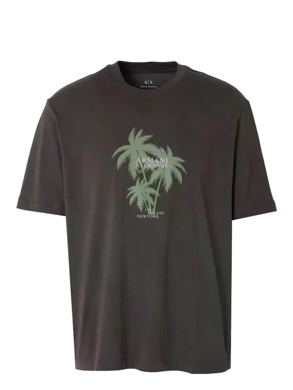 Armani Exchange Cotton T-shirt - Brown