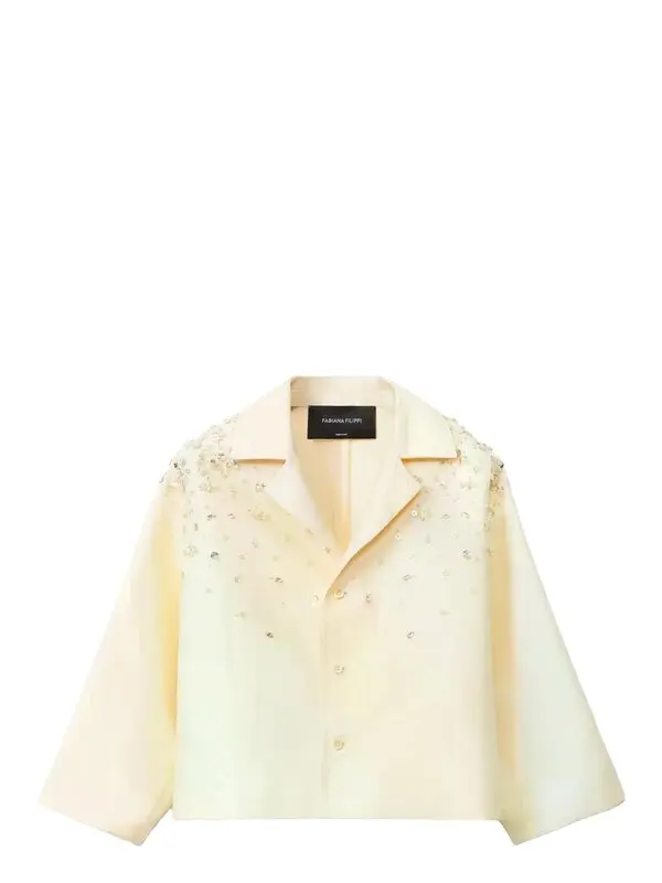 Fabiana Filippi Pearl Jacket - White