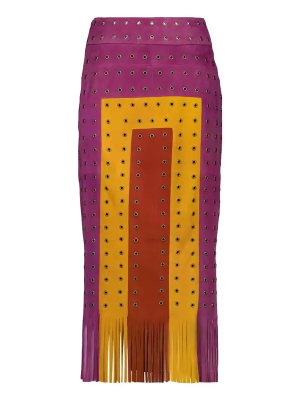 PAULA Campfire Midi Skirt - Purple