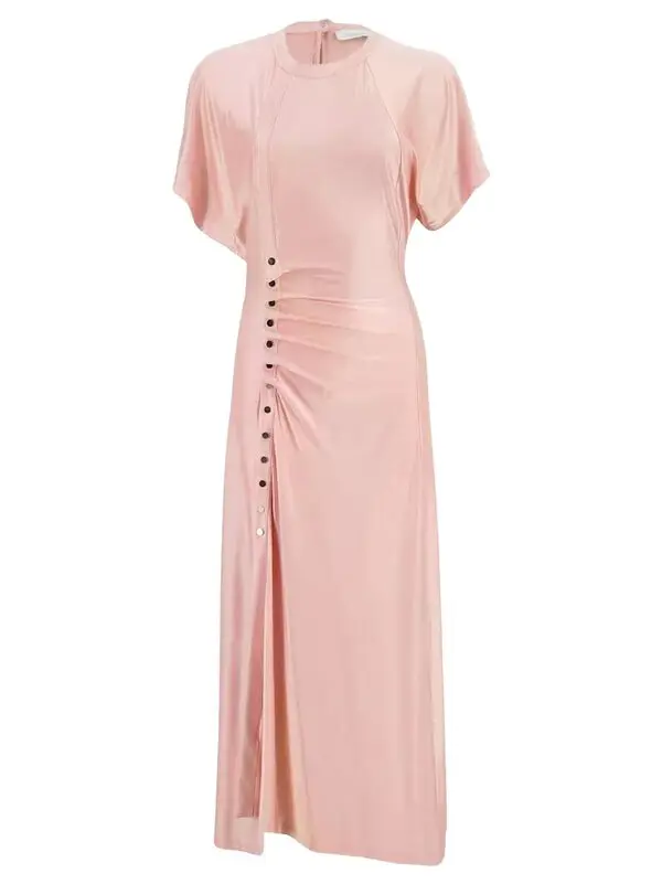 Rabanne Draped Maxi Dress - Pink