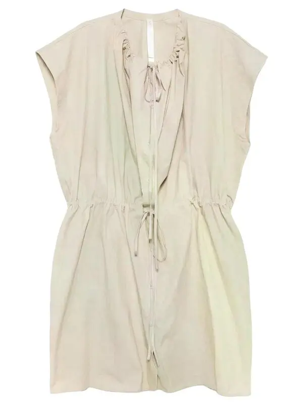 LAUREN MANOOGIAN Cowl Neck Dress - Neutrals