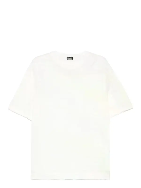 Zegna Striped T-shirt - White