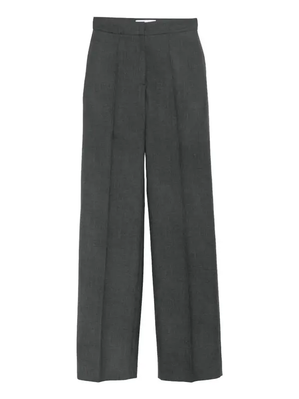 MARINE SERRE Wide-leg Trousers - Grey
