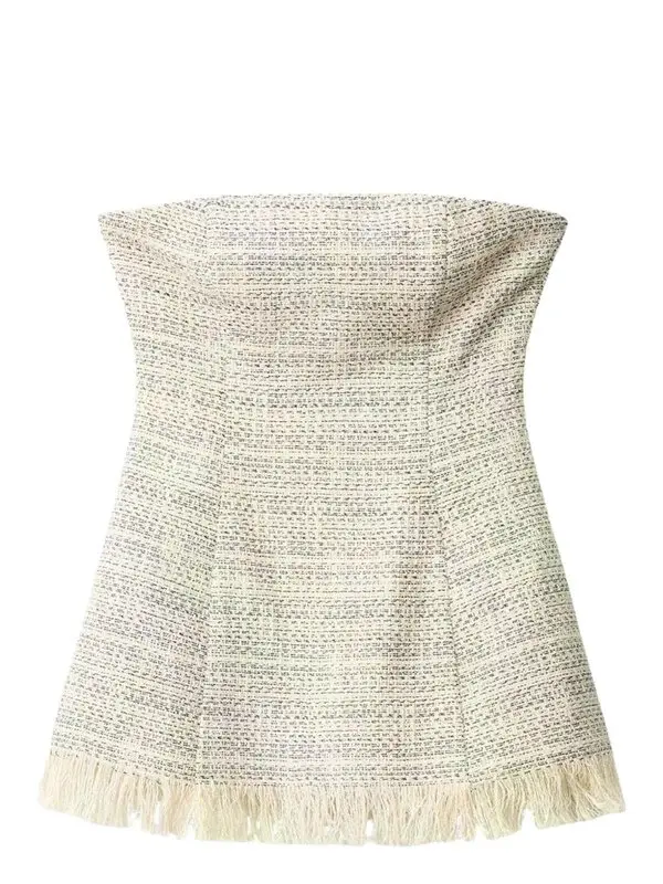 Staud Silvia Strapless Top - Neutrals