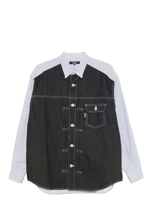 Comme Des Garçons Striped Shirt - Blue