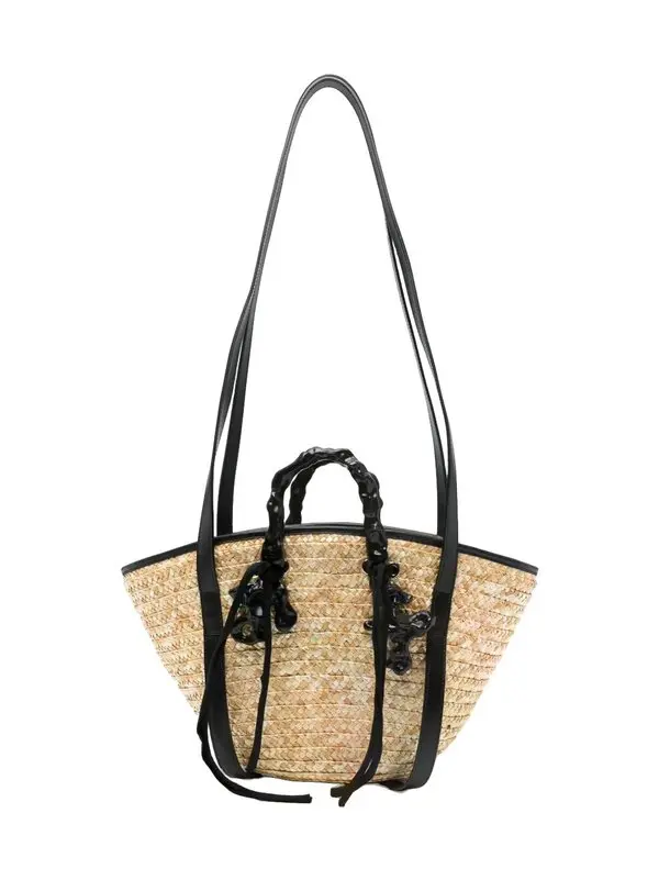 Ottolinger Raffia Tote Bag - Neutrals
