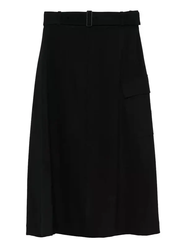 JOSEPH Pernette Midi Skirt - Black