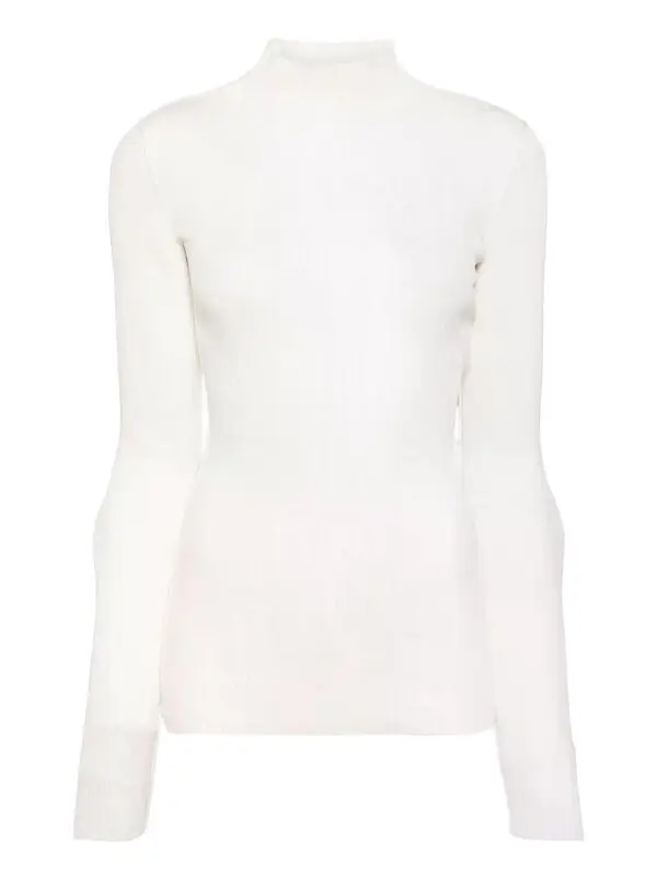 MAISON MARGIELA High-neck Top - Neutrals
