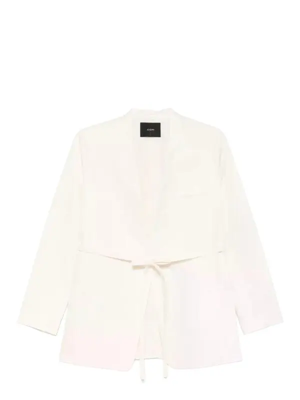 JOSEPH Victor Belted Blazer - Neutrals