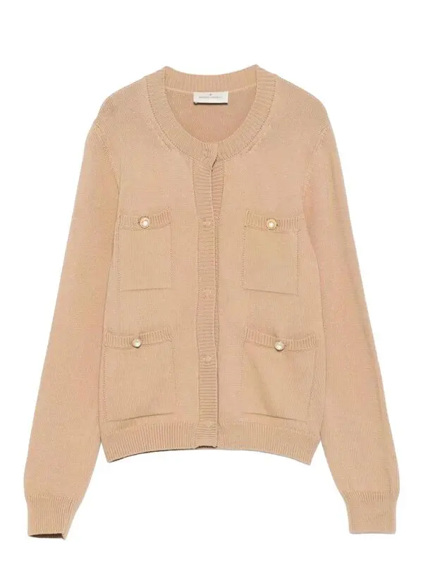 Bruno Manetti Button-detail Cardigan - Brown