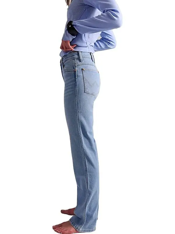 Wrangler Wrancher Mid-rise Bootcut Jeans - Florence Blue