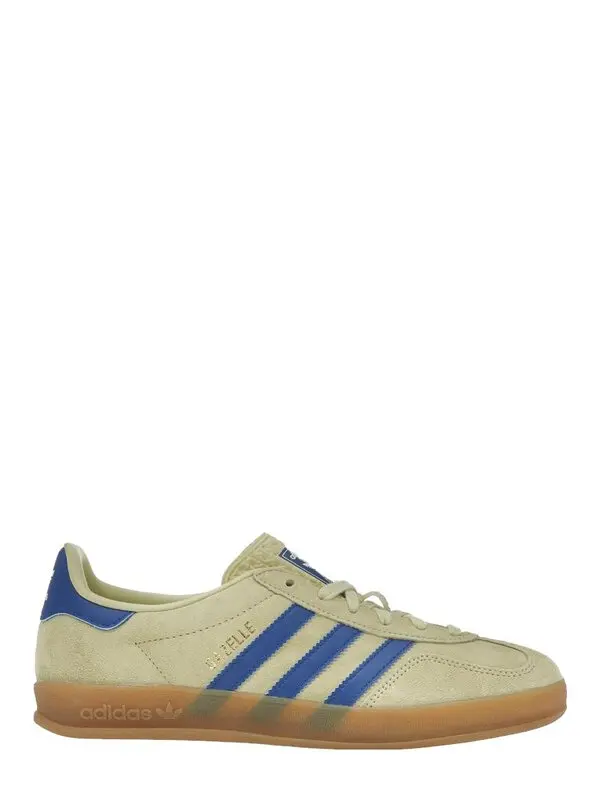 Adidas Gazelle Indoor Sneakers - Powder Yellow/royal Blue/cloud White