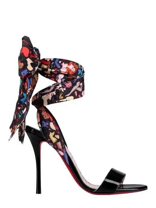 CHRISTIAN LOUBOUTIN Fetish Du Desert 100 Heels - Black
