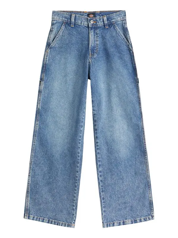 Dickies Stevensville Carpenter Pants - Rinsed Blue