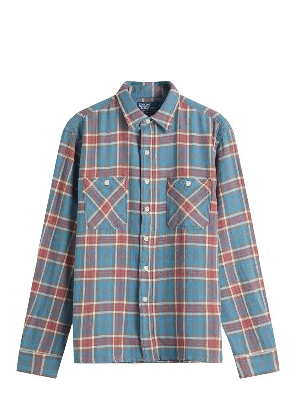 Polo Ralph Lauren Outdoor Flannel Shirt - Blue/red Multi