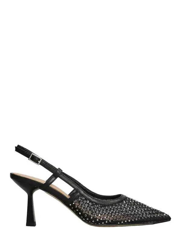 CHANTAL 60mm Crystal-embellished Pumps - Black