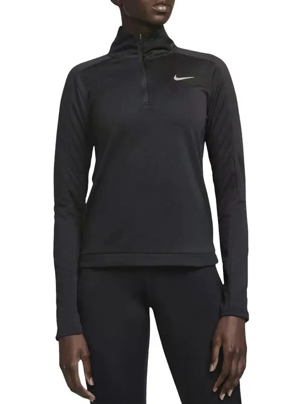 Nike Dri-fit Pacer Half-zip Top - Black