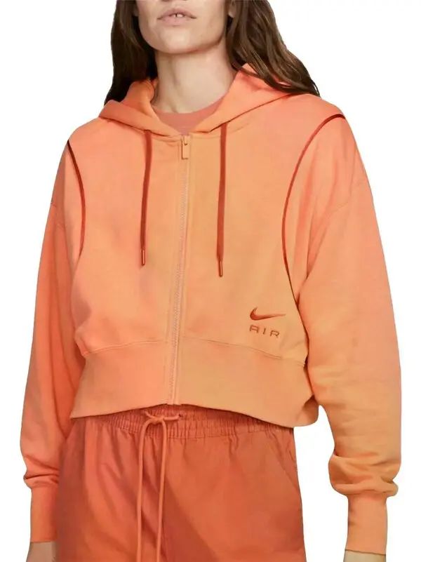 Nike Swoosh-embroidered Hoodie - Orange