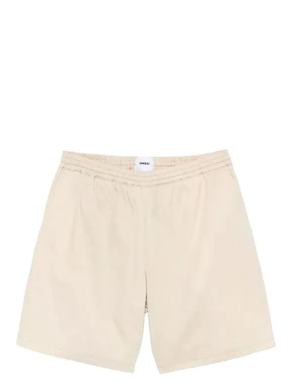 BONSAI Twill-weave Shorts - Neutrals