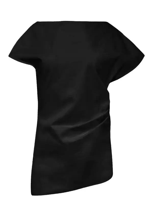 JW Anderson Draped Asymmetric Blouse - Black