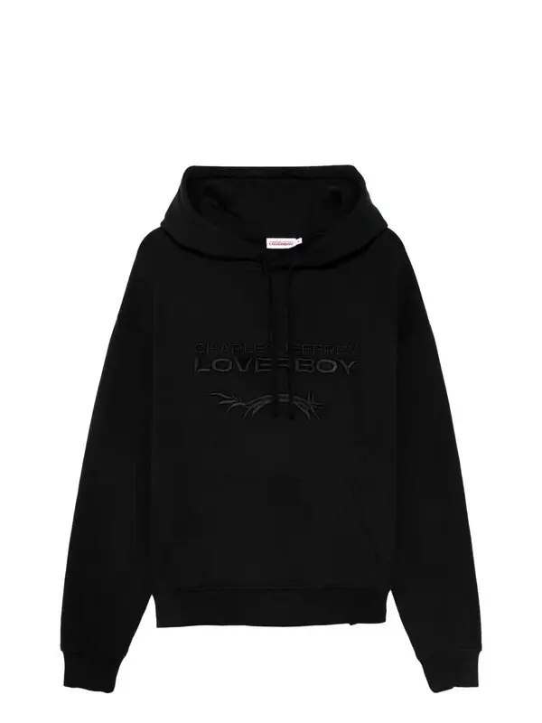 CHARLES JEFFREY Logo Hoodie - Black