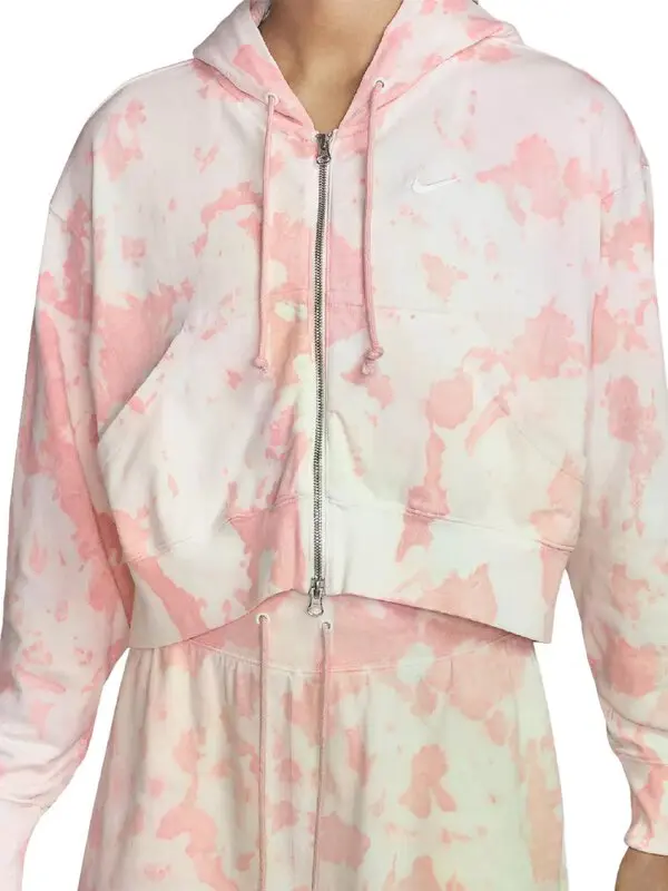 Nike Hooded Zip-up Sweatshirt - Pink