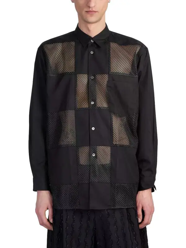 Comme Des Garçons Button-down Shirt - Black