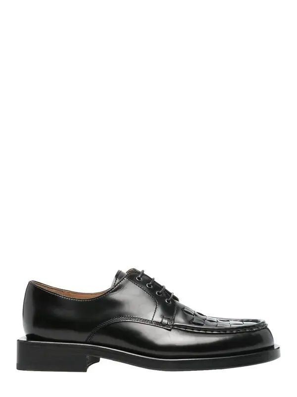 Jacquemus Woven Derby Shoes - Black