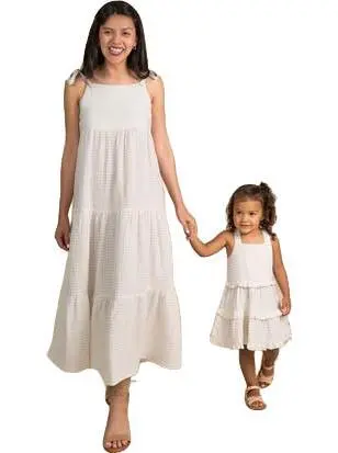MODERN MOMENTS™ BY GERBER Mommy & Me Sun Dress - Tan Gingham