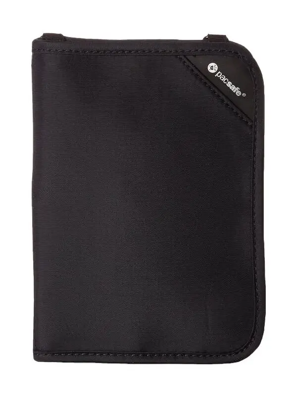 PACSAFE Rfidsafe V150 Anti Theft Rfid Blocking Compact Organiser - Black