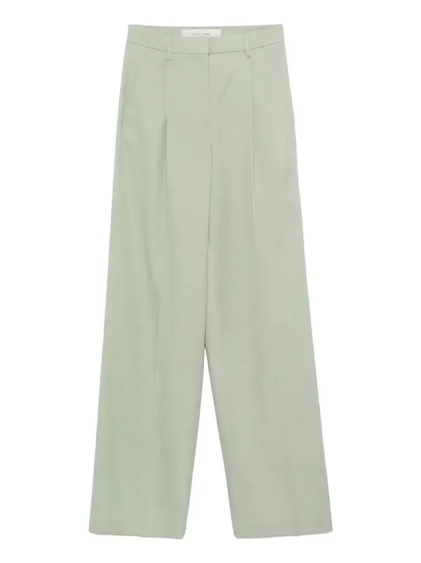 GOLDEN GOOSE Wool Trousers - Green