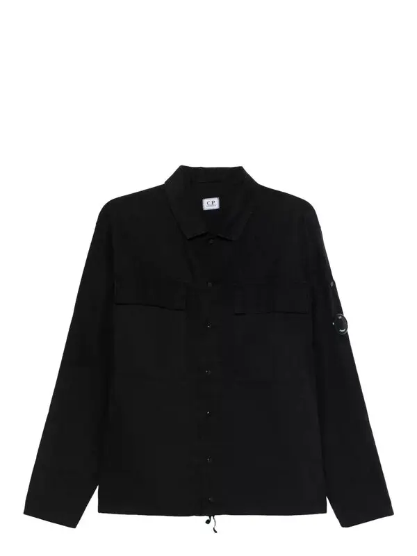C.P. COMPANY Cotton Rip-stop Shirt - Black