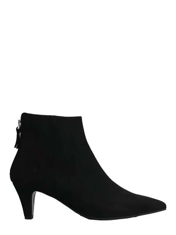 EVALUNA 65mm Leather Ankle Boots - Black