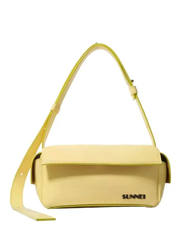 Sunnei Labauletto Structured Handbag - Yellow