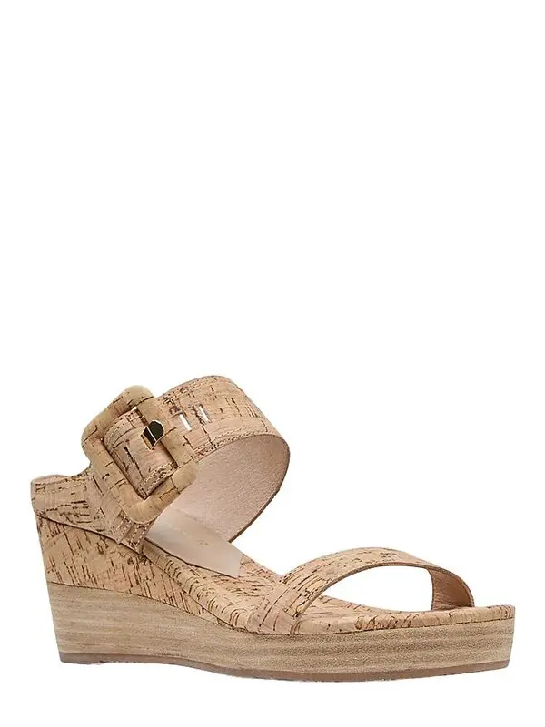 DONALD PLINER Gizelle Wedge Sandals - Natural