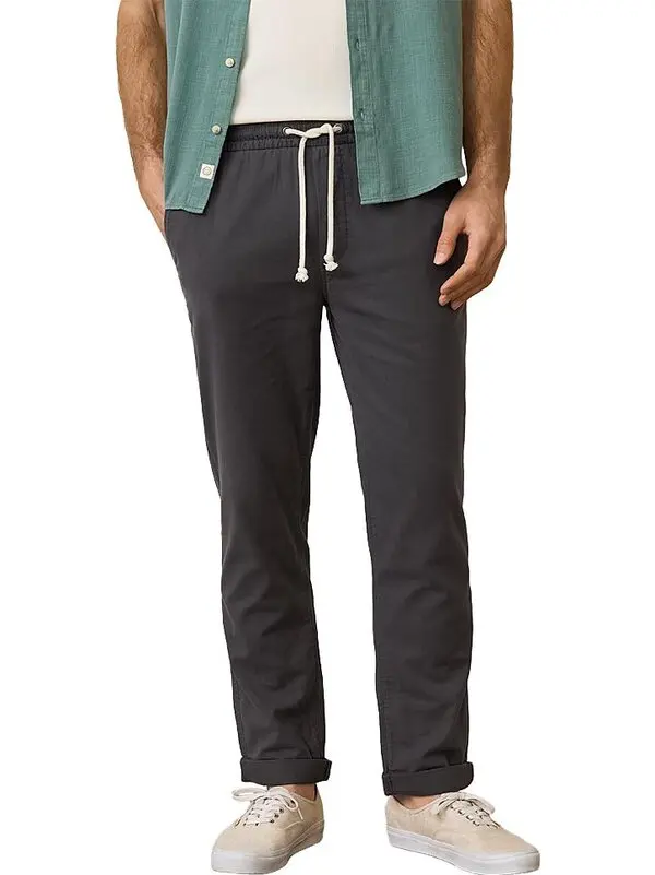 Marine Layer Saturday Stretch Beach Pants - Faded Black