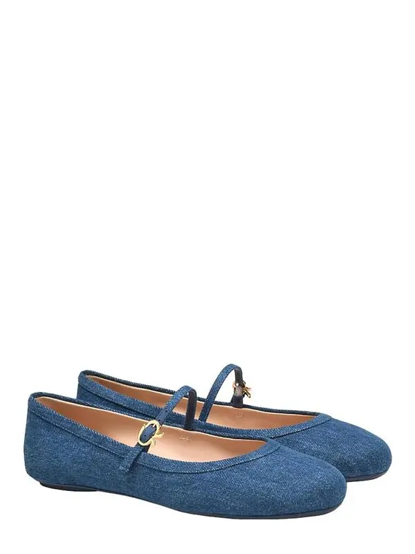 GIANVITO ROSSI Carla Ballerinas Flats - Blue
